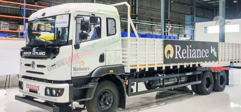 India's 1st Hydrogen-Powered Truck Launched By Reliance: Check Range ...