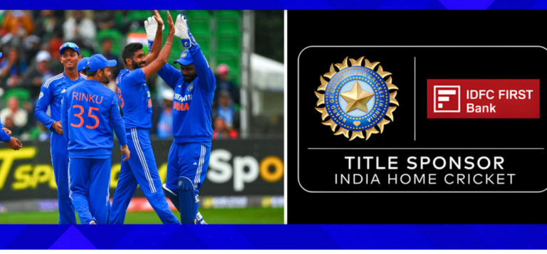 IDFC First Bank Will Pay Rs 4.2 Crore For Every Match Played By Indian ...