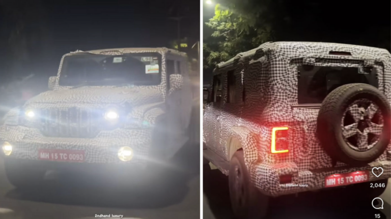 New Mahindra Thar 5-Door Can Be Branded As Armada? Spy Shots Reveal ...
