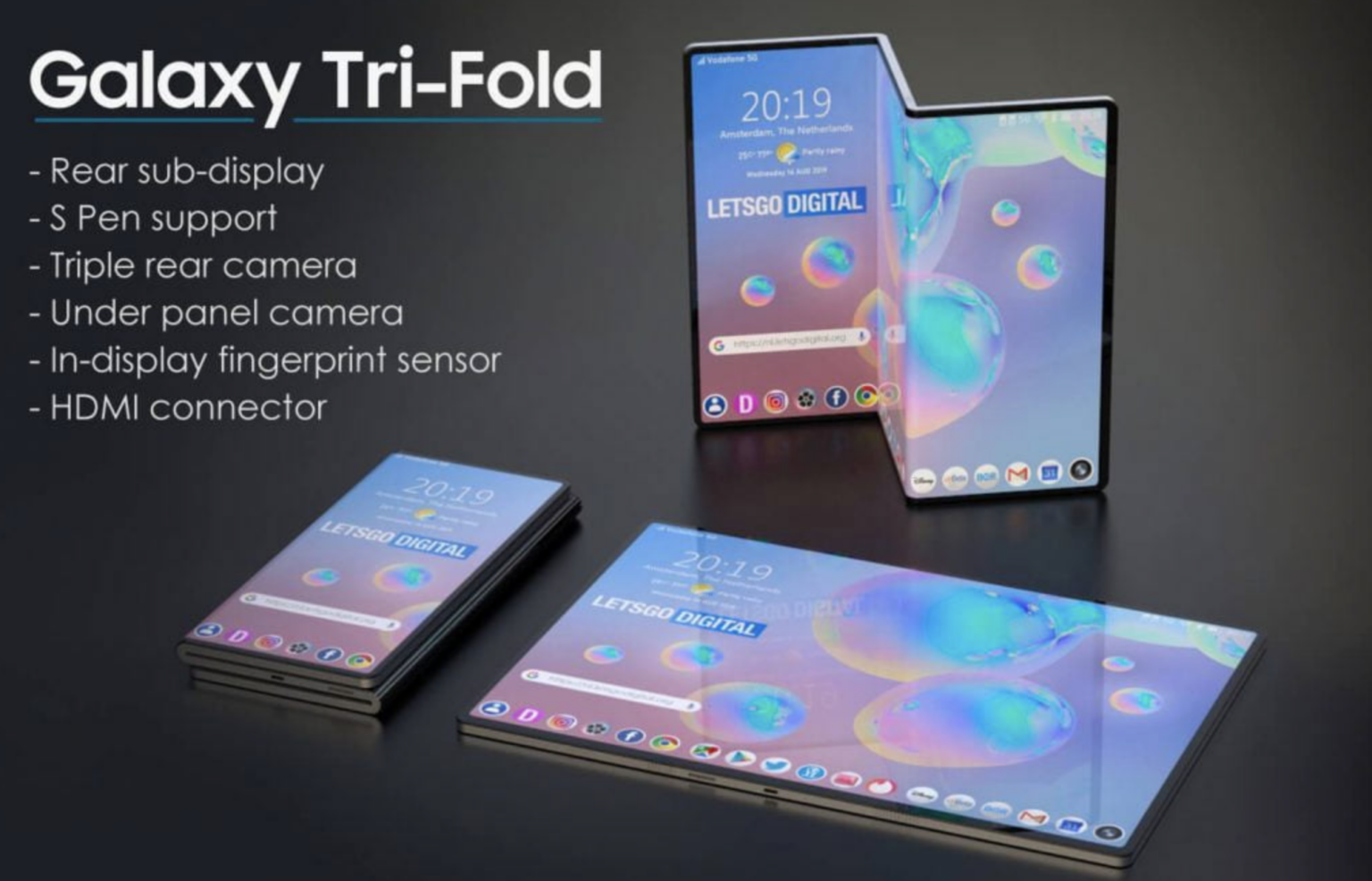Samsung Will Launch Trifold Smartphone Next Year: Screen That Folds ...