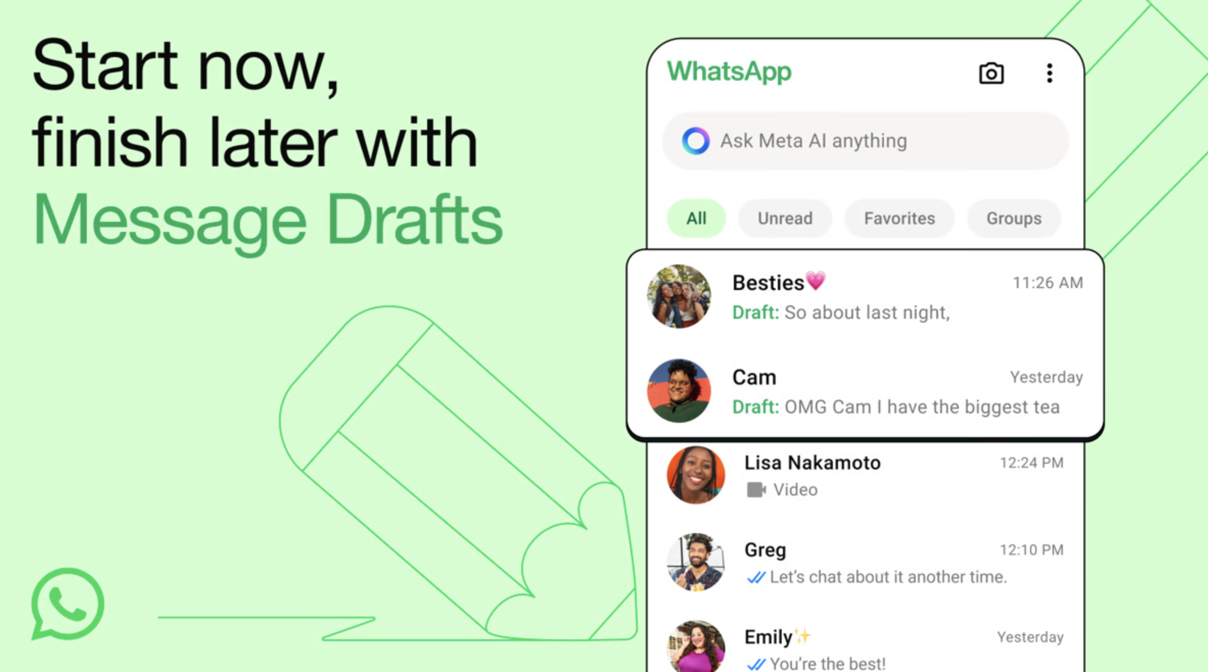 Whatsapp Finally Brings Message Draft Feature For Incomplete ...