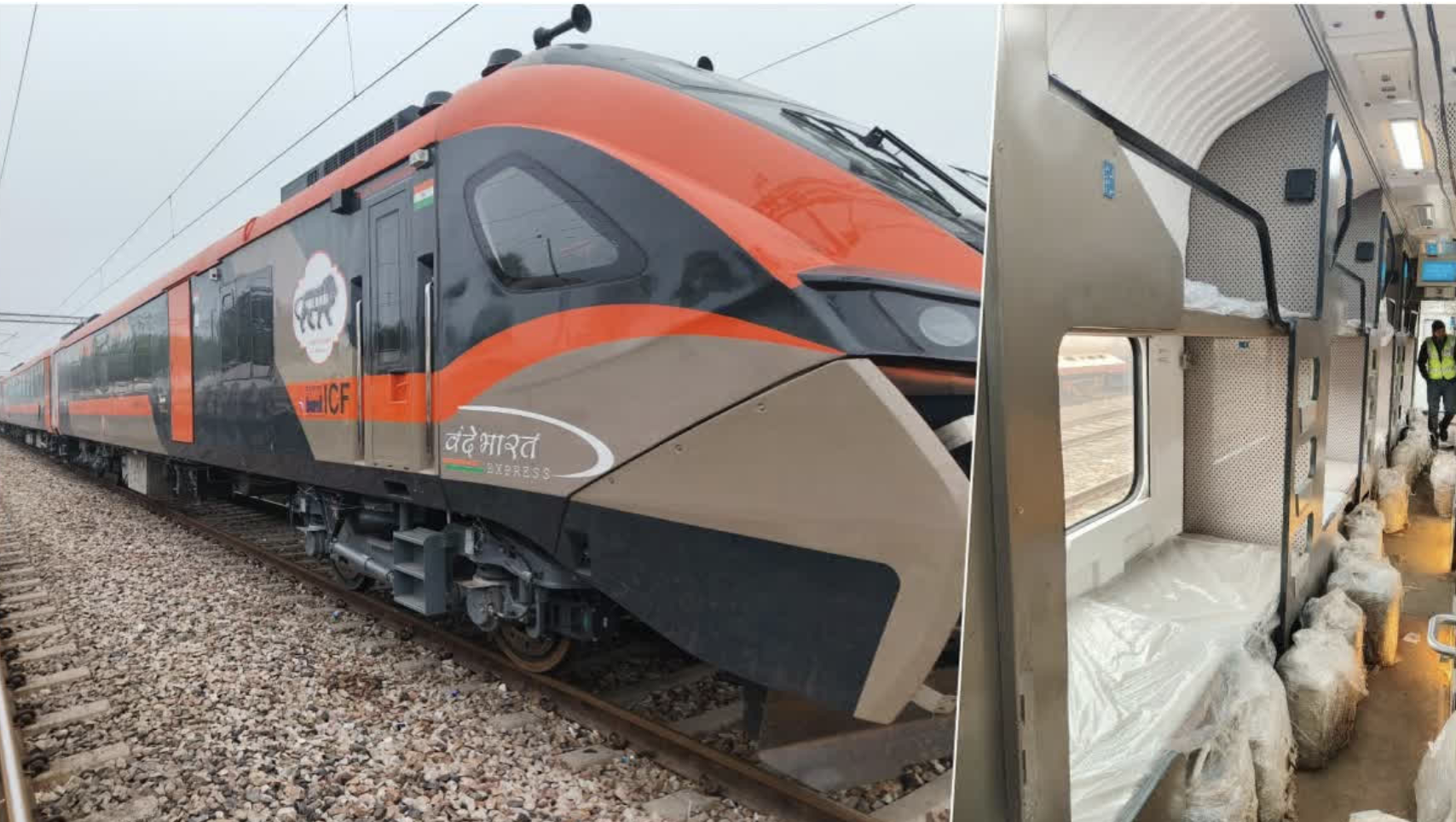 Vande Bharat Sleeper Trains Runs At 180 kmph During Testing (Watch ...