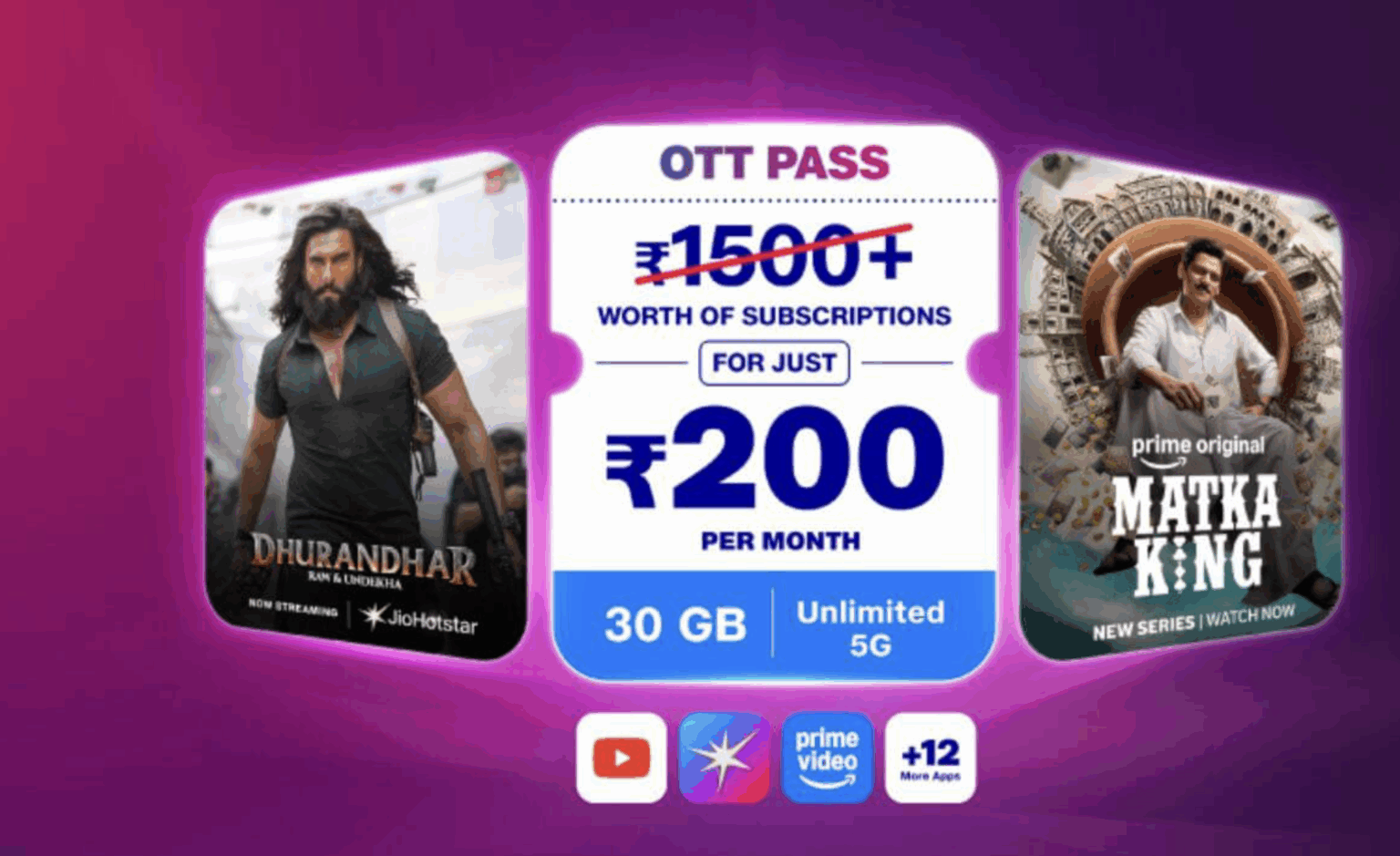 Jio Launches Rs 200 OTT Plan Offering 15 OTTs, 1000 Live TV Channels ...
